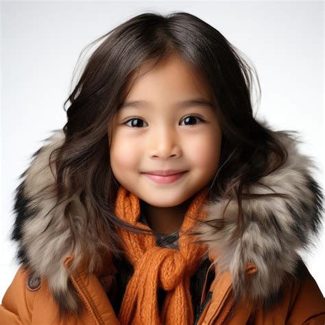 Premium Ai Image Vibrant Mongolian Girl With Zestful Expression