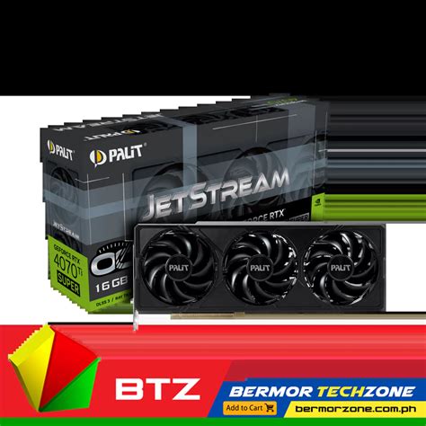 Palit GeForce RTX 4070 Ti SUPER JetStream OC 16GB GDDR6X Graphics Card Bermor Techzone