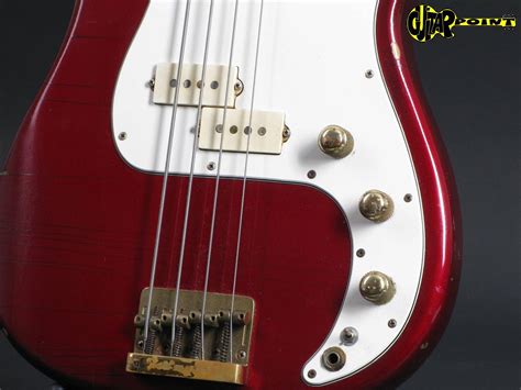 1980 Fender Precision Special Bass Candy Apple Red Guitarpoint