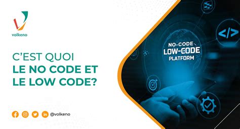 le no code et le low code le développement sans code vise les… by