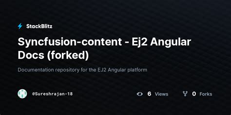 syncfusion content ej2 angular docs forked stackblitz