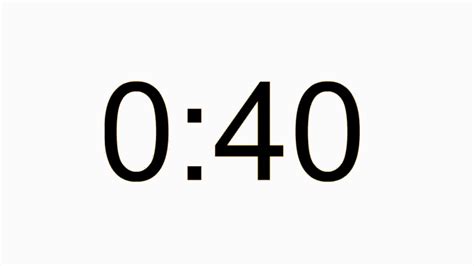 Countdown Timer 1 Minute With Sound Effects Beep HD YouTube