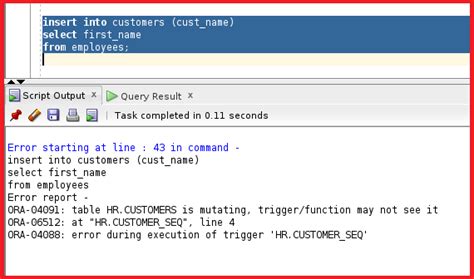 Mutating Table In Oracle With Examples Dot Net Tutorials