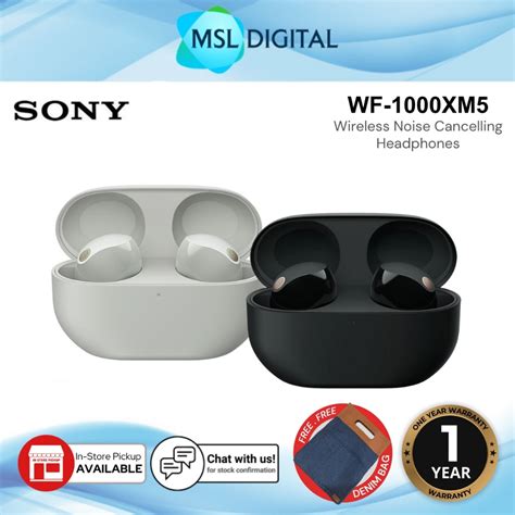Free Denim Bag Sony Wf 1000xm5 Truly Wireless Noise Cancelling
