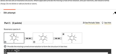 Solved Below Are Two Sets Of Resonance Structures Where Chegg