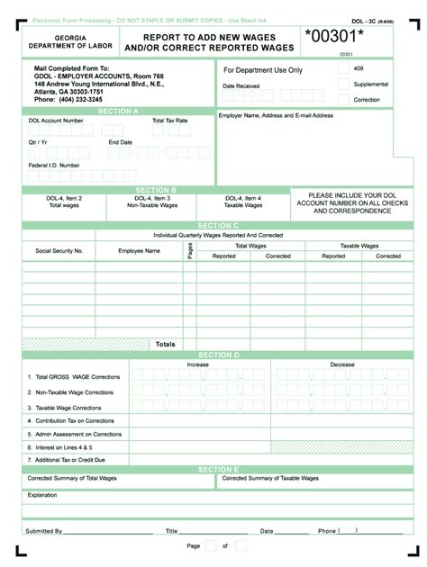 Get The Dol 3c Form Complete With Ease AirSlate SignNow
