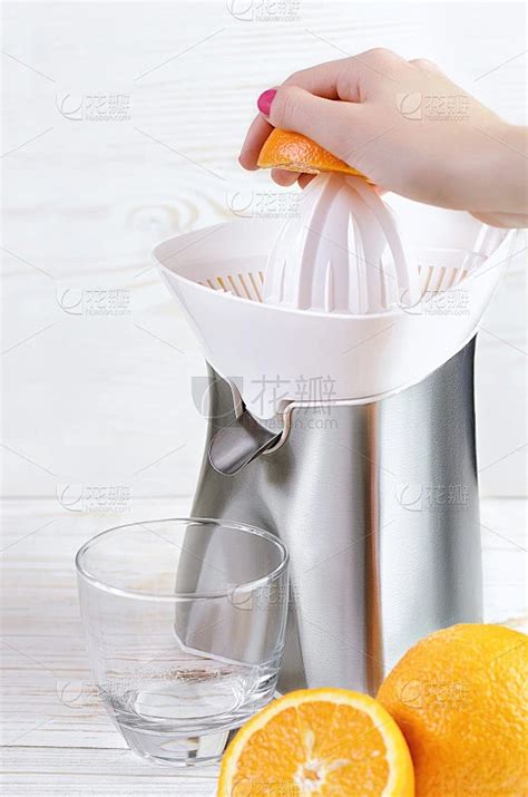 为榨汁而准备的成熟橙子素材 花瓣网