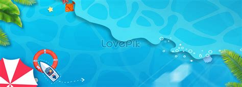 해양 바캉스 배경 배경 사진 및 창의적인 일러스트 무료 다운로드 Lovepik