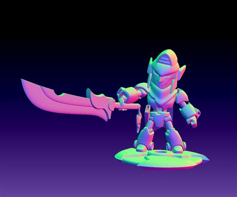 🌃 Brawl Stars Light Mecha Mortis・free 3d File For 3d Printing・cults