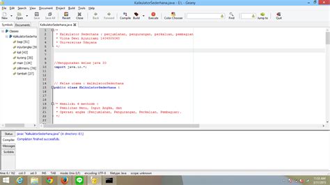 Cara Membuat Kalkulator Sederhana Di Java Geany Viona 25