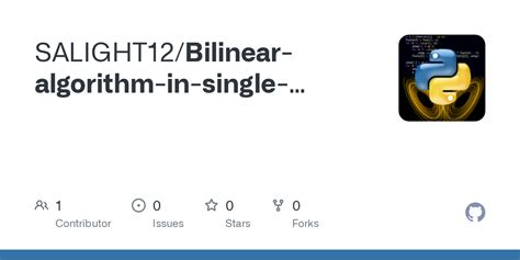 Github Salight12bilinear Algorithm In Single Image Based Super