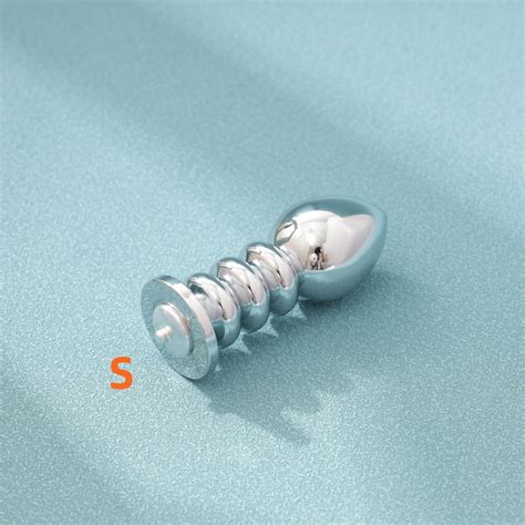 Sml Electric Shock Metal Butt Plug Electric Shock Penis Cock Ring