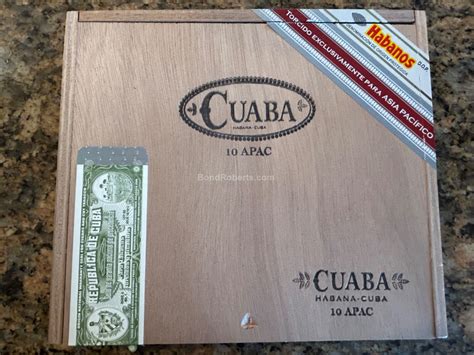 Cuaba Apac Edición Regional Asia Pacifico 2022 Numbered Slide Lid Box