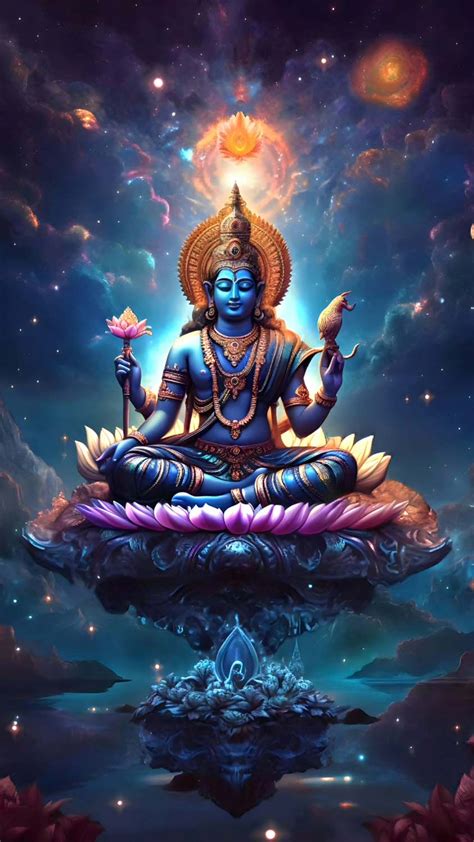 Vishnu God Iphone Wallpaper Hd God Illustrations Hindu Art Lord