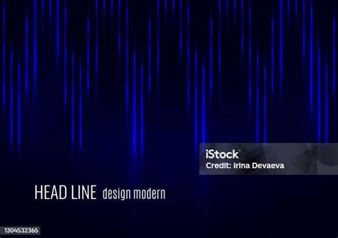 어두운 배경에서 빠르게 움직이는 빛나는 네온 라인 어두운 배경에 파란색 줄무늬와 반짝이는 광선 흔적 미래지향적인 디자인 벡터 가리기에 대한 스톡 벡터 아트 및 기타 이미지