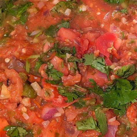 Spicy Oven Roasted Tomato Salsa With Cilantro A Cents For Cookery