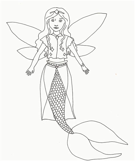 Princess Mermaid Coloring Page Stock Vector Illustrat Vrogue Co