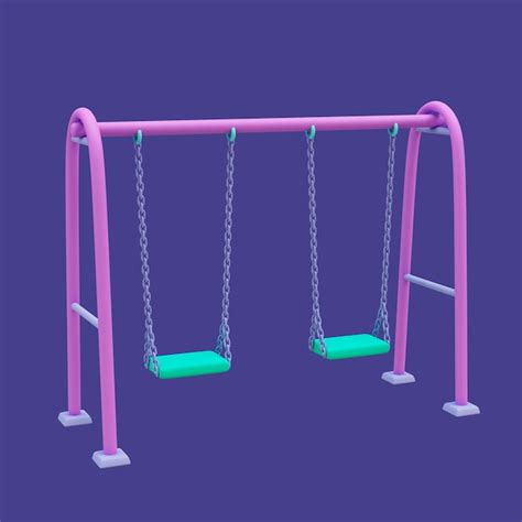 Icône De Maternelle 3d Avec équipement De Terrain De Jeu PSD Premium