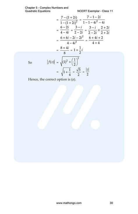 NCERT Exemplar For Class Maths Chapter MathonGo
