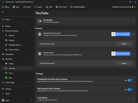 Initial Setup Guide Streamer Bot Docs