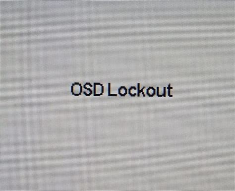 حل مشكلة Osd Locked في شاشة الكمبيوتر