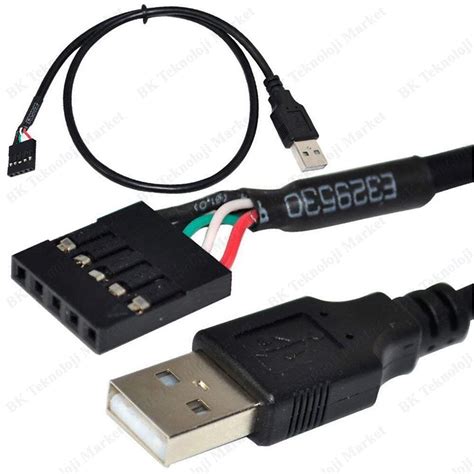 Usb A Erkek To Pin Dişi Pcb Anakart Kablosu Fiyatları ve Özellikleri