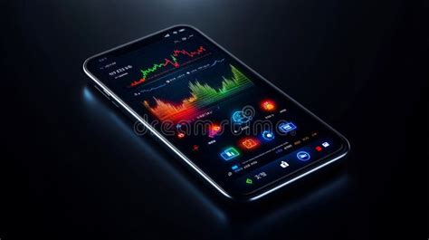 Ai Powered App Interface With Predictive Analytics And Vibrant