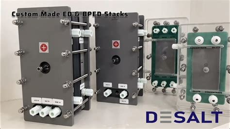Electrodialysis And Bipolar Electrodialysis Test Membrane Stacks