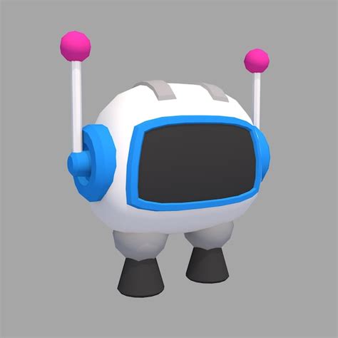 Premium Psd 3d Render Cute Robot Flying