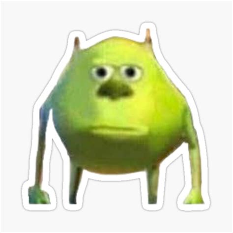 Pegatina Mike Wazowski Meme De Aroop3 Redbubble
