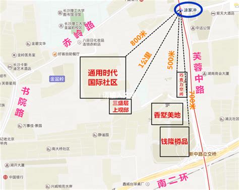 长沙市楼盘分布图赣州楼盘分布图长沙市六区大山谷图库