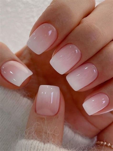 Unhas Decoradas In Ombre Gel Nails Pink Ombre Nails Ombre Acrylic Nails