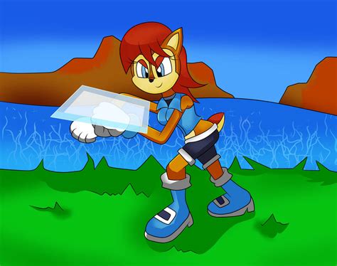 Sally Acorn Fan Art By Xxlightblueskyxx On Deviantart