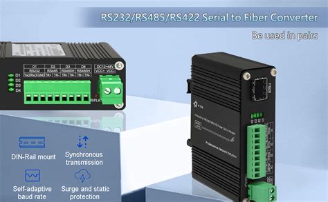 Centopto Serial RS232 RS485 RS422 To Fiber Converter Bidirectional High