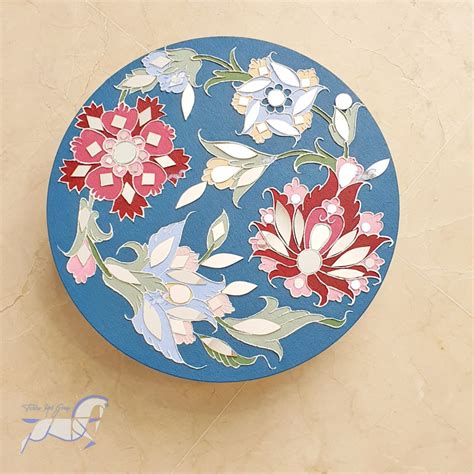 دیوارکوب گل های ختایی مغازه