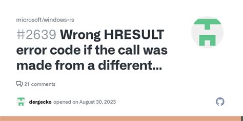 Wrong HRESULT Error Code If The Call Was Made From A Different Facility