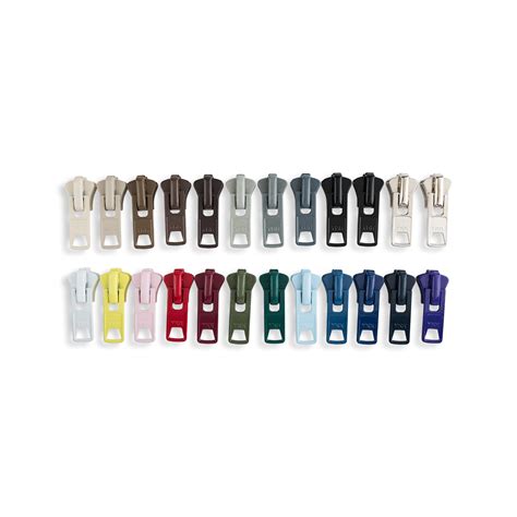 Ykk 10 Molded Plastic Jacket Zipper Sliders 24pack Assorted