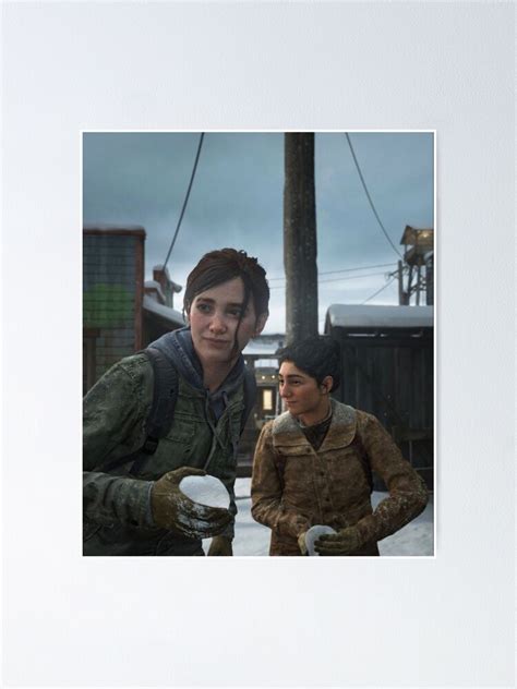 The Last Of Us Part Ellie And Dina Posters