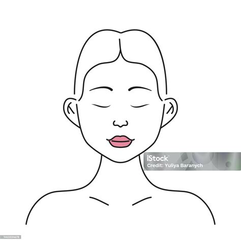 얼굴 마사지 집에서 얼굴 피부 관리 아름다운 소녀는 크림 강장제 젤을 피부에 바릅니다 개체 그룹에 대한 스톡 벡터 아트 및 기타