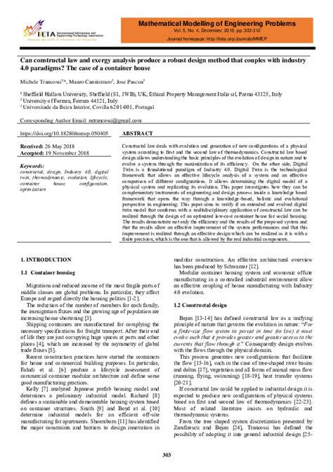 pdf can constructal law and exergy analysis produce a robust design