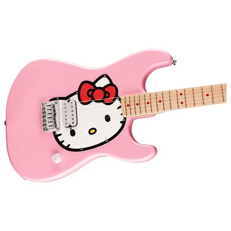 Fender X Hello Kitty Limited Edition Squier Stratocaster Pink At