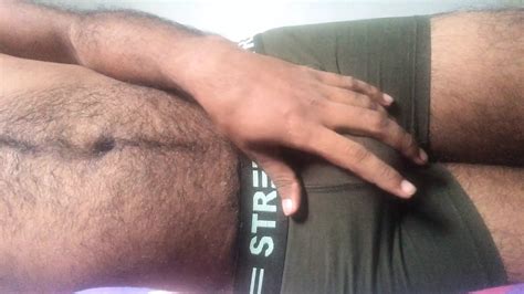Black Hairy Daddy Big Cock Masturbation On Underwear Xhamster