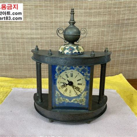 독일 엔틱 탁상시계1888년제작품 송학아트 옛날물건ㅣ골동품ㆍ고가구ㆍ도자기ㅣ영상소품 ㅣ엔틱인테리어소품