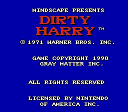 Nes Dirty Harry