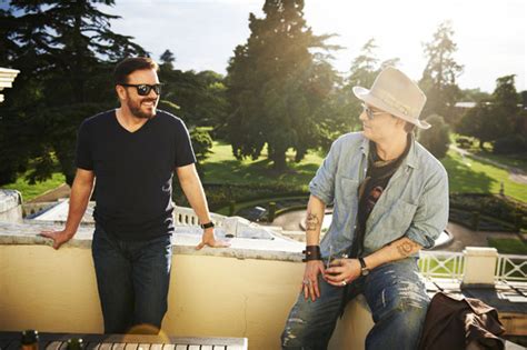 Ricky Gervais And Johnny Depp Ricky Gervais Photo 30625831 Fanpop