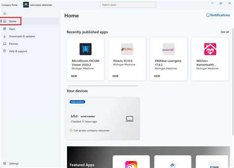 Intune Coreimage How To Use Company Portal Michigan Medicine
