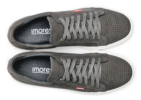 Кеди чоловічі шкіряні Dallas Summer Gray Impress інтернет магазин взуття