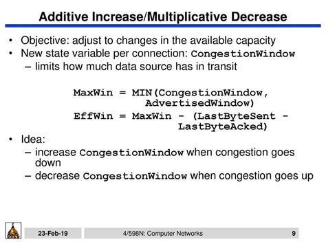 If Both Sources Send Full Windows We May Get Congestion Collapse Ppt