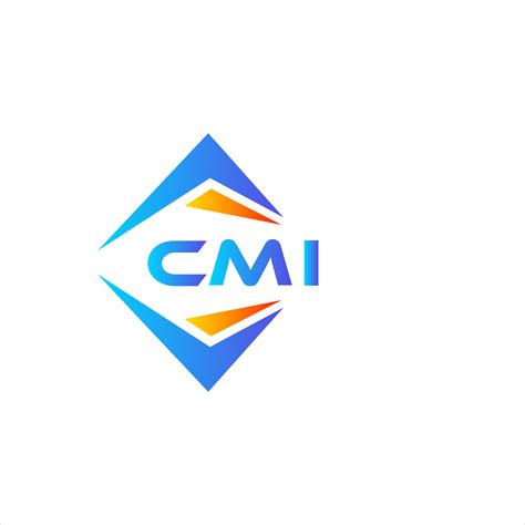 Cmi Abstract Technology Logo Design On White Background Cmi Creative Initials Letter Logo