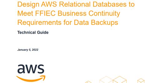 Awsにおけるdbバックアップの設計に関するホワイトペーパーの要約と解説 Seの技術ノート